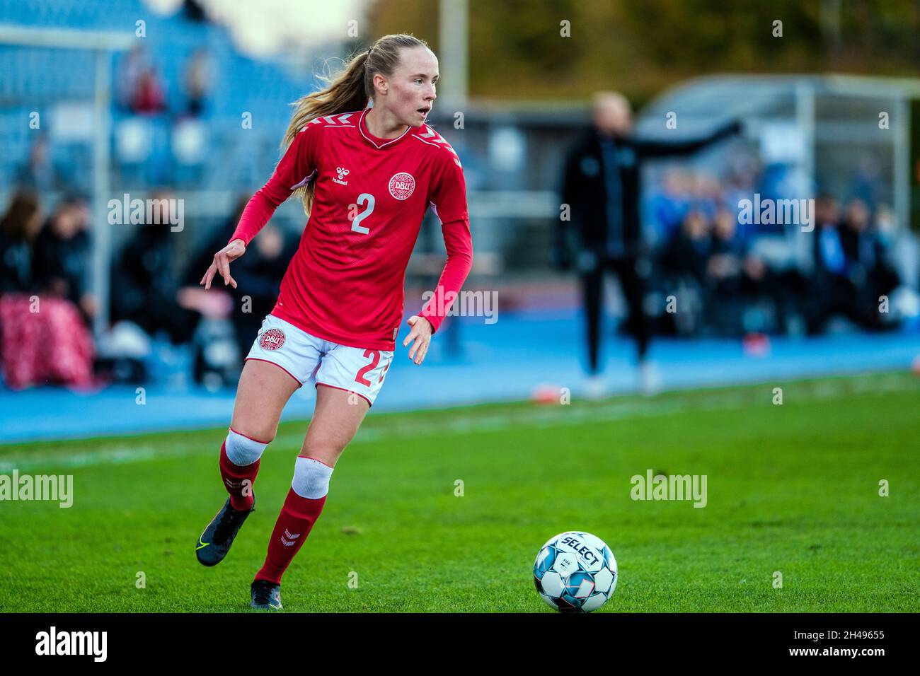 Copenhagen, Denmark. 26th, October 2021. Nikoline Dudek (2) of Denmark ...