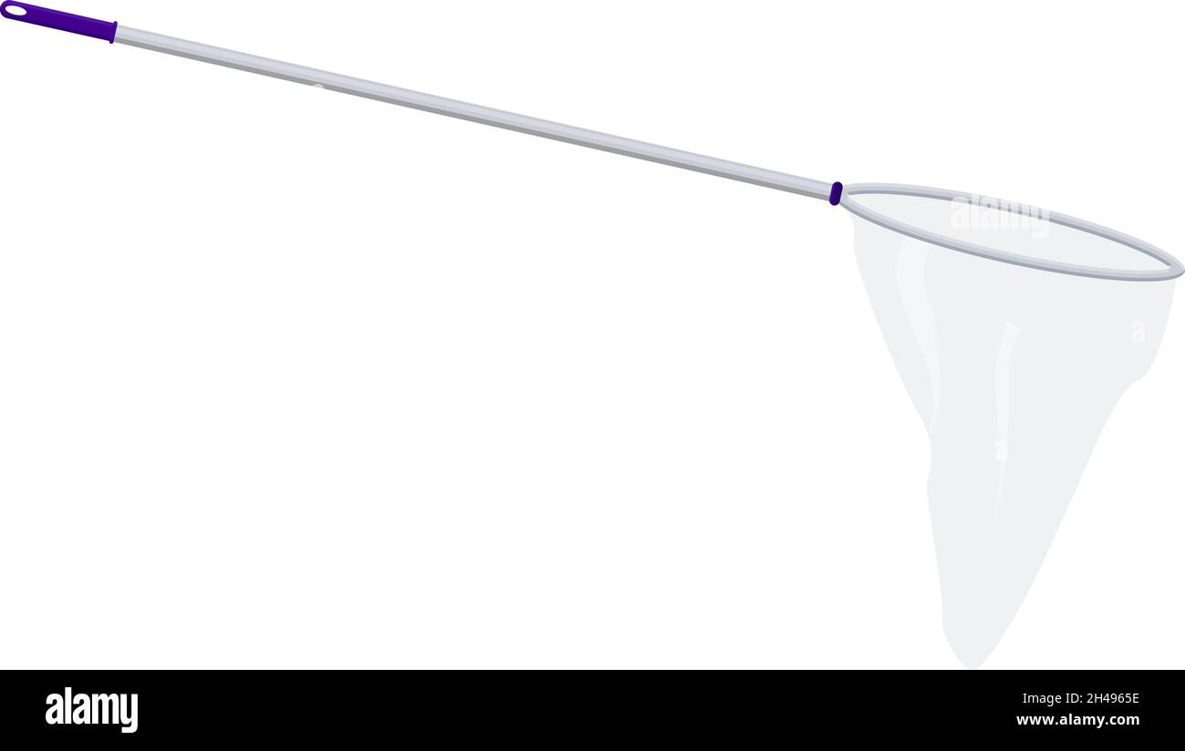 Insect net, illustration, vector on a white background Stock Vector ...