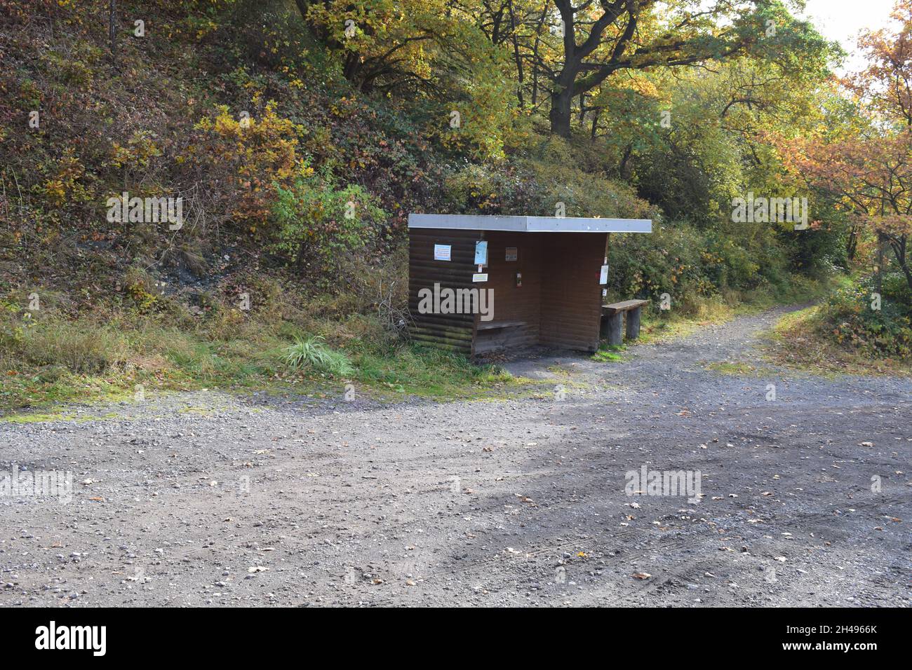 bus stop hut in Germany Stock Photo - Alamy