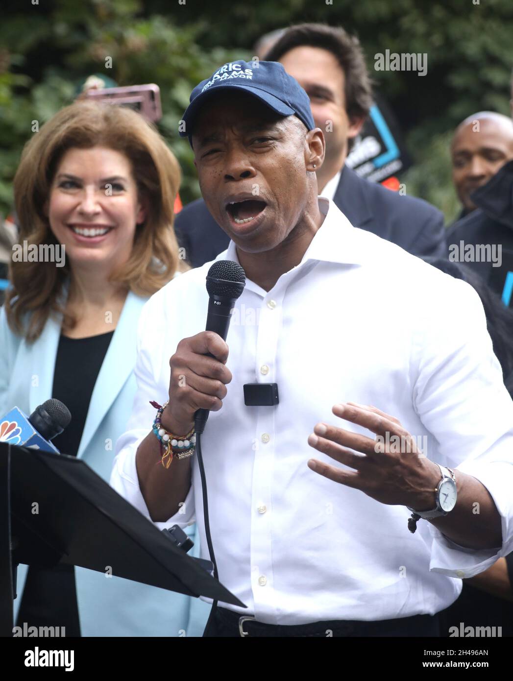 New York, New York, USA. 31st Oct, 2021. Democratic NYC Mayor candidate ...