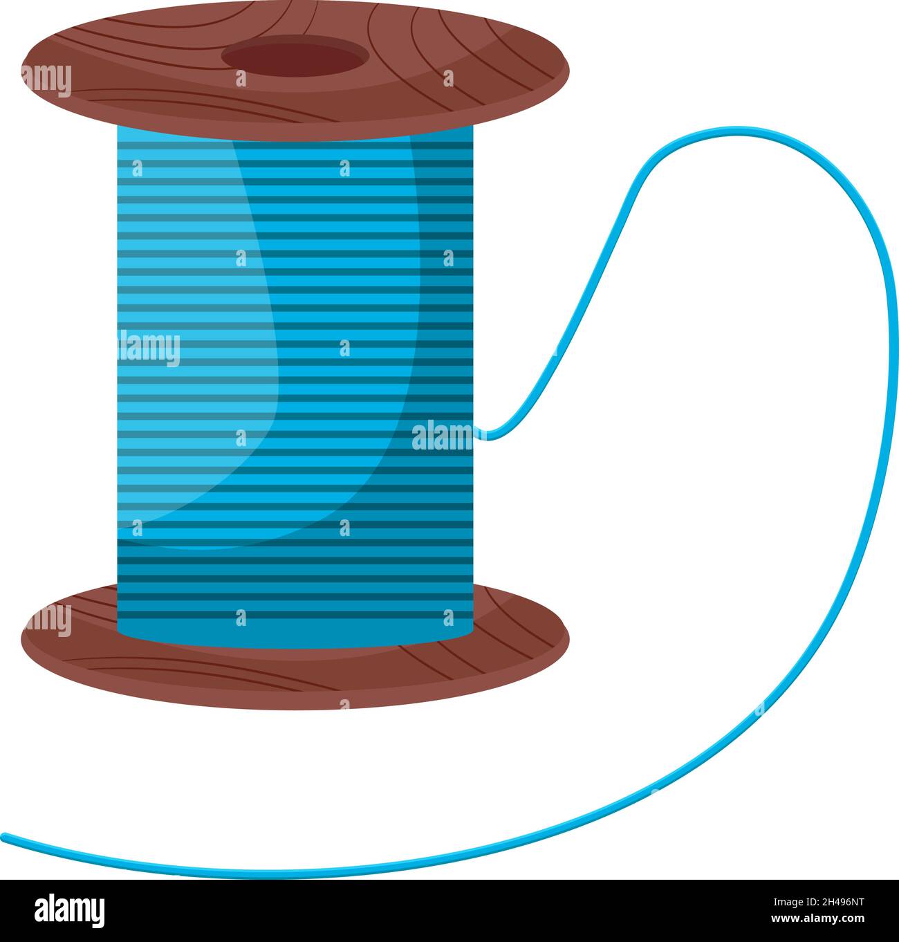 Cartoon ball thread isolated on Stock Vector Images - Alamy