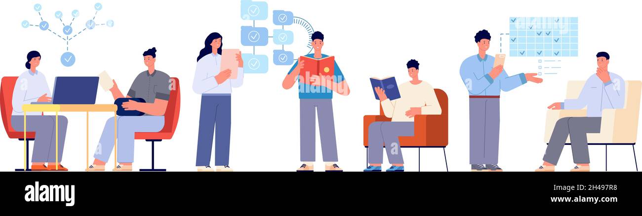 Workflow. Human resources, professionals working together ...