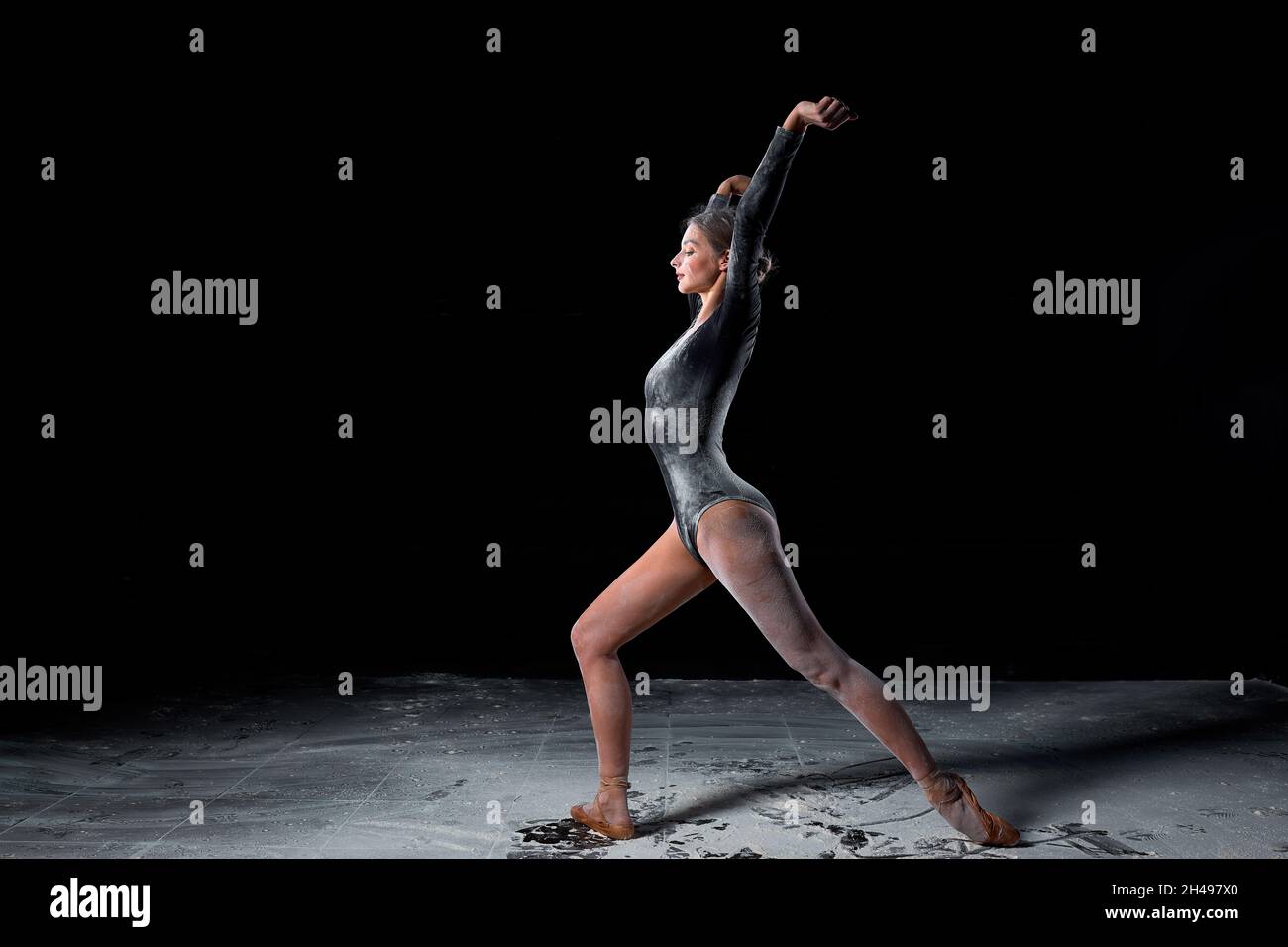 Dust Woman Dancer Flour High Resolution Stock Photography and Images ...