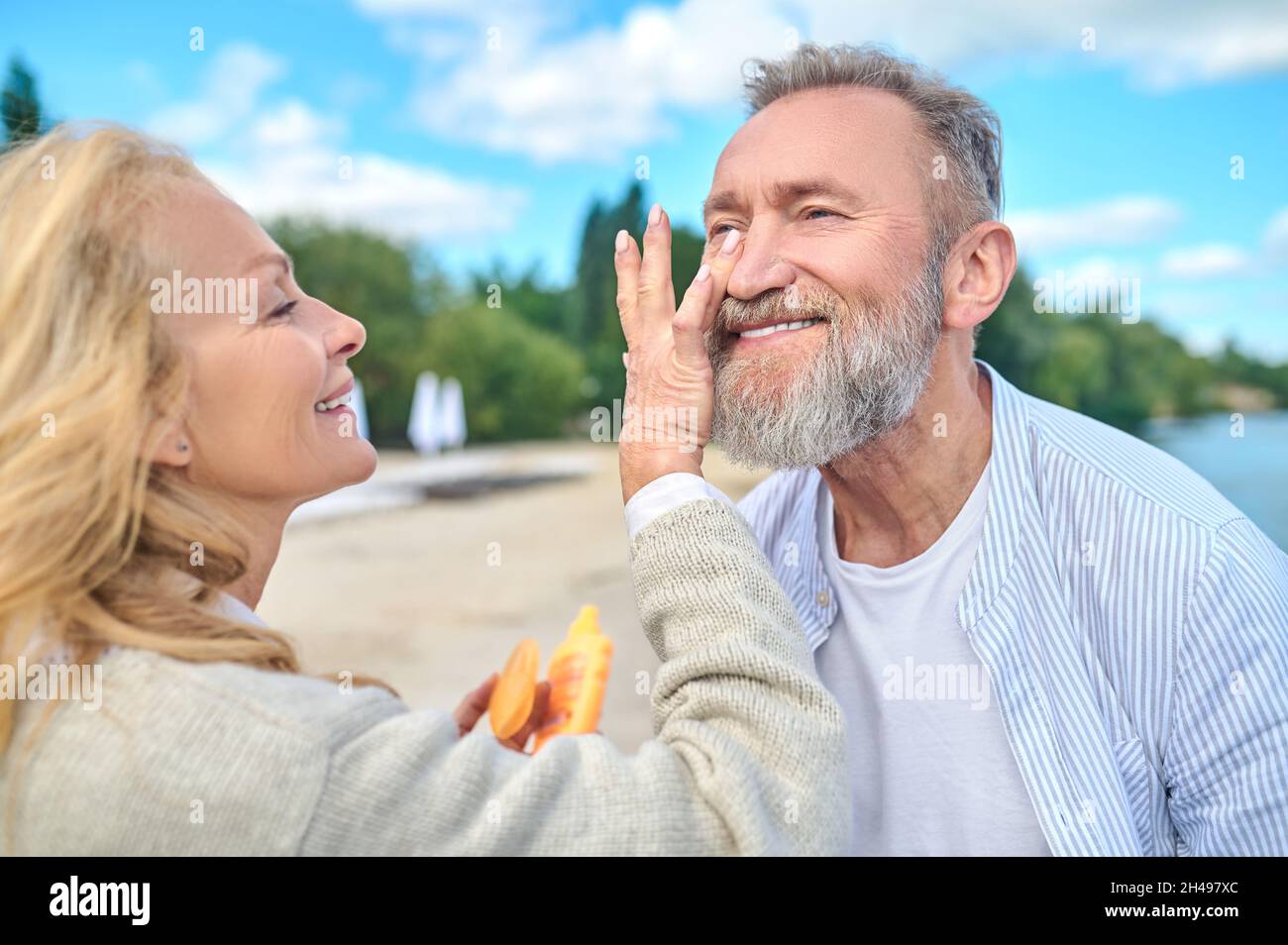 Male touching sun hi-res stock photography and images - Alamy