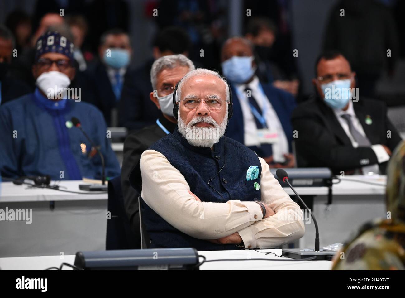 Prime minister of India Narendra Modi during the opening ceremony for ...