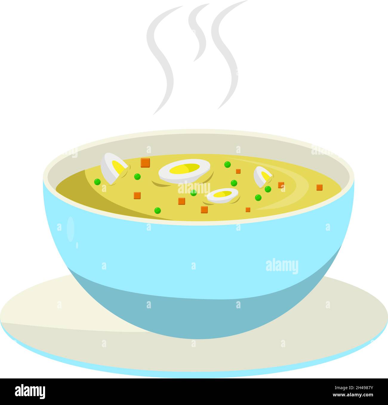 Instant noodle soup Stock Vector Images - Alamy