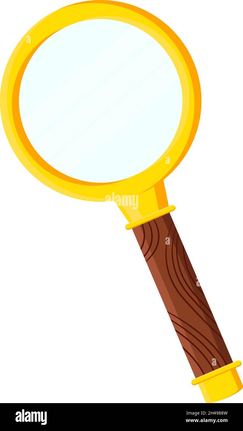Magnifier illustration hi-res stock photography and images - Alamy