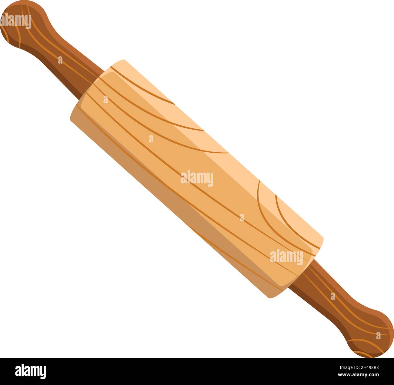 Cartoon rolling pin Cut Out Stock Images & Pictures - Alamy