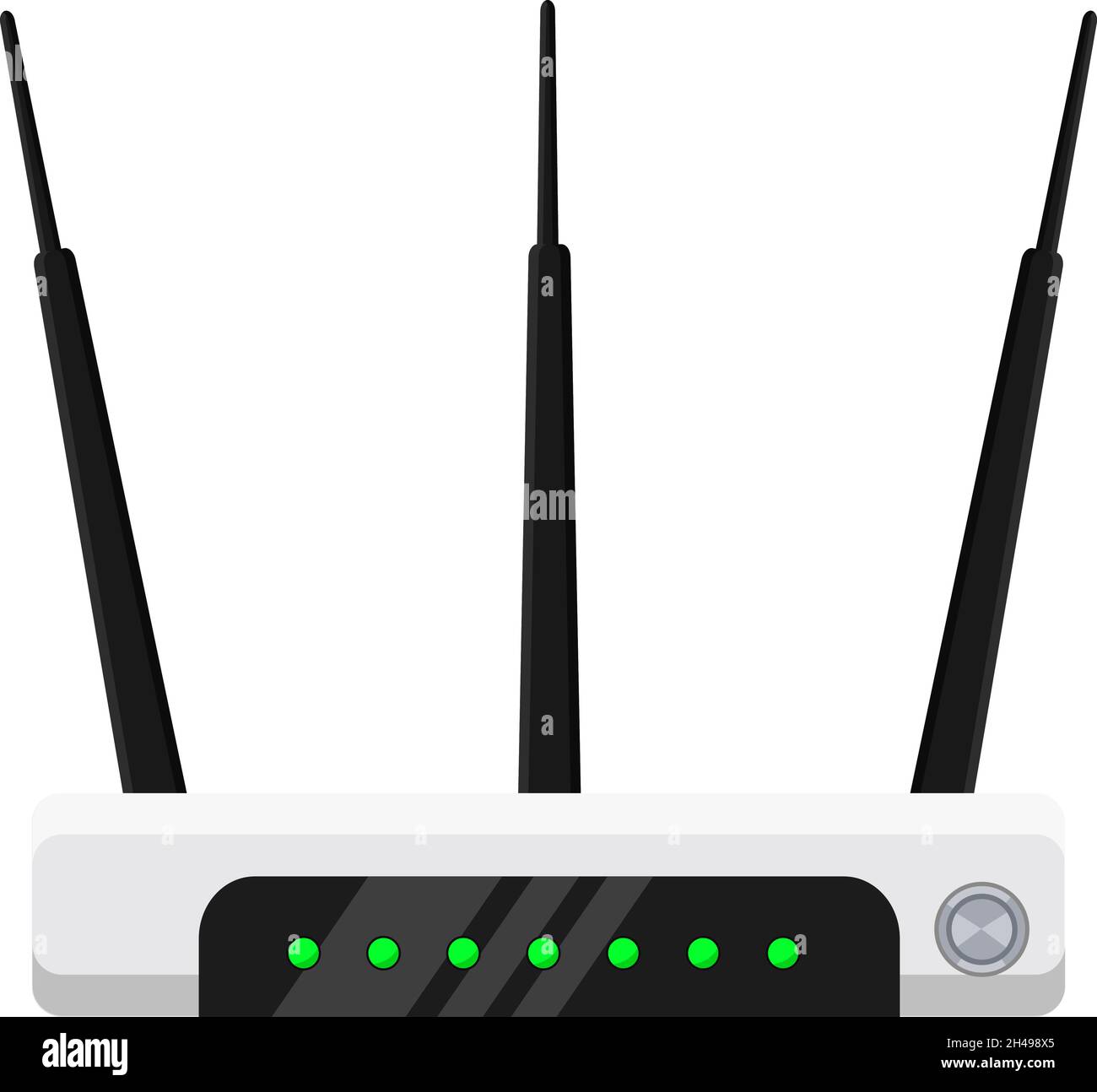 Wifi router, illustration, vector on a white background Stock Vector ...