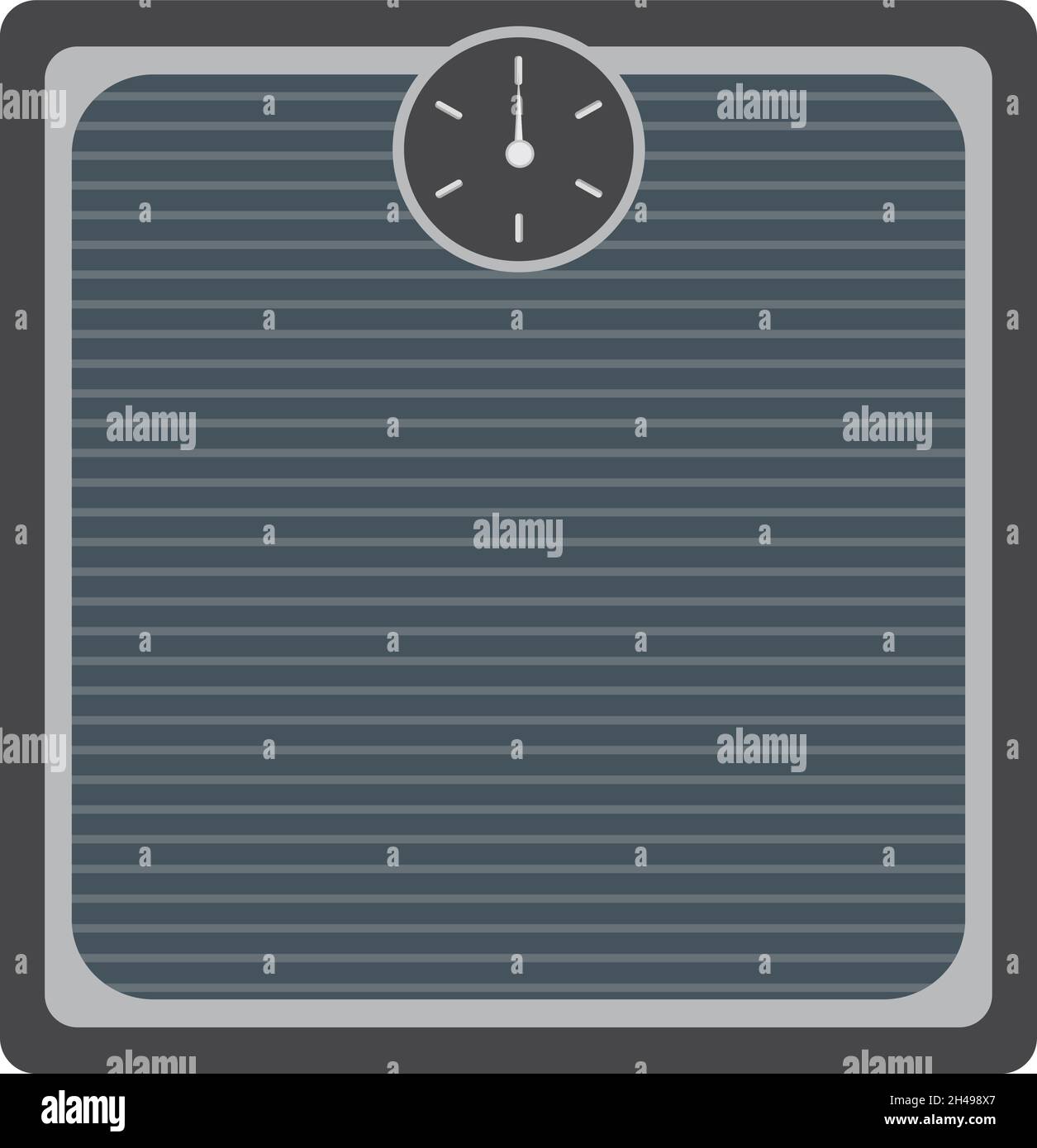 Human weight scale, illustration, vector on a white background Stock ...