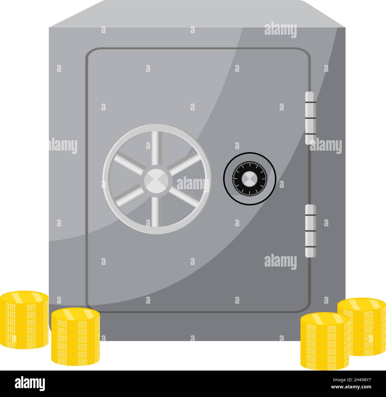 Open money safe icon Cut Out Stock Images & Pictures - Alamy