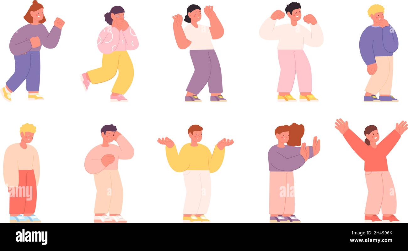 Angry posture Stock Vector Images - Alamy