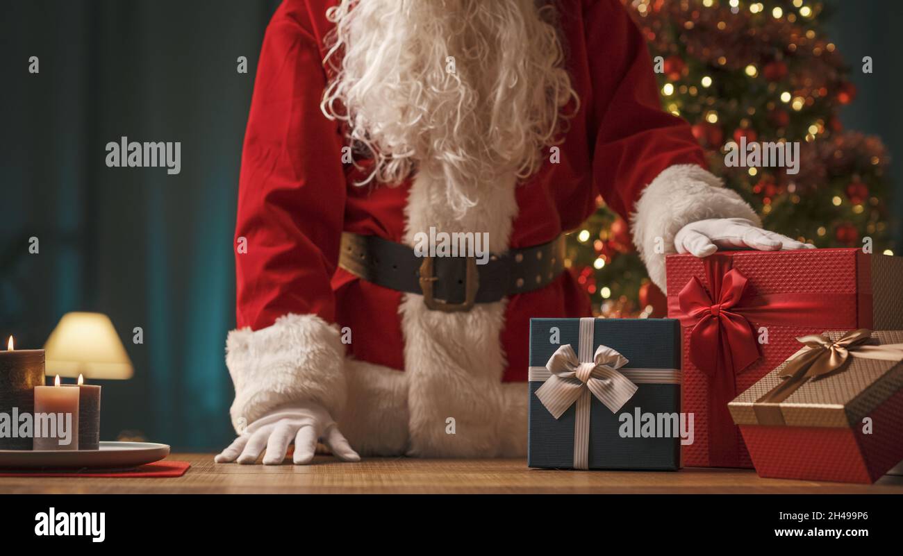 Santa claus presenting beautiful hi-res stock photography and images ...