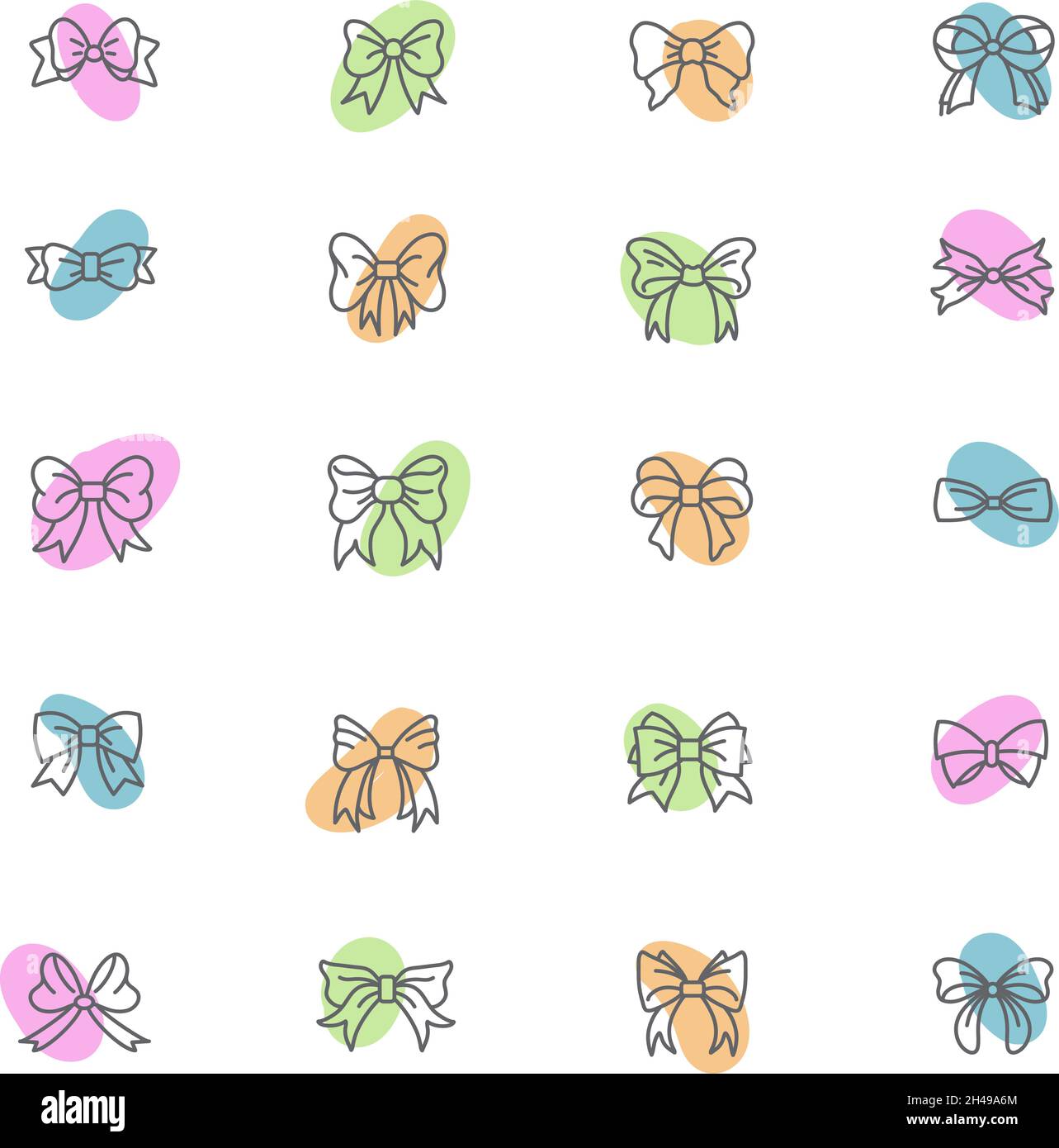 Holiday background gift bows Stock Vector Images - Alamy