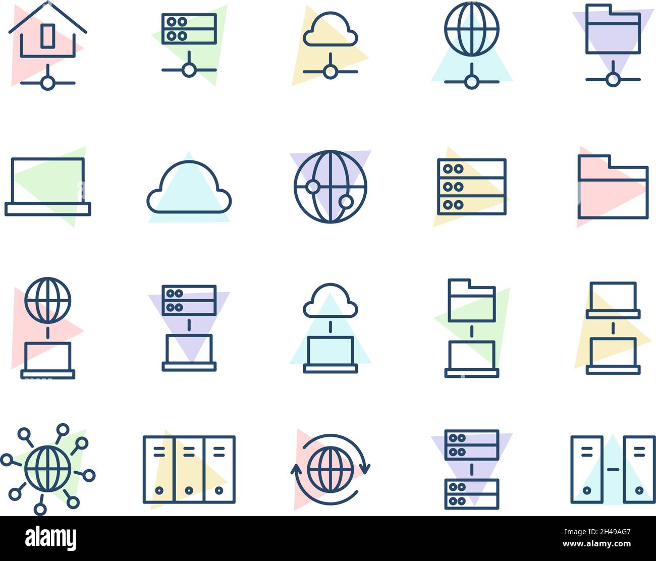 Internet world, illustration, vector, on a white background Stock ...