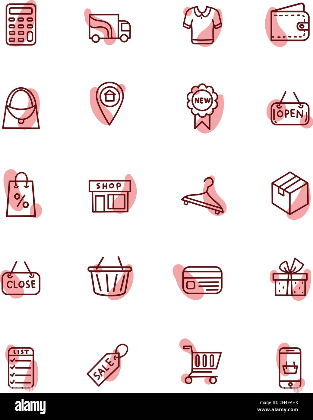 Sale store, illustration, vector, on a white background Stock Vector ...