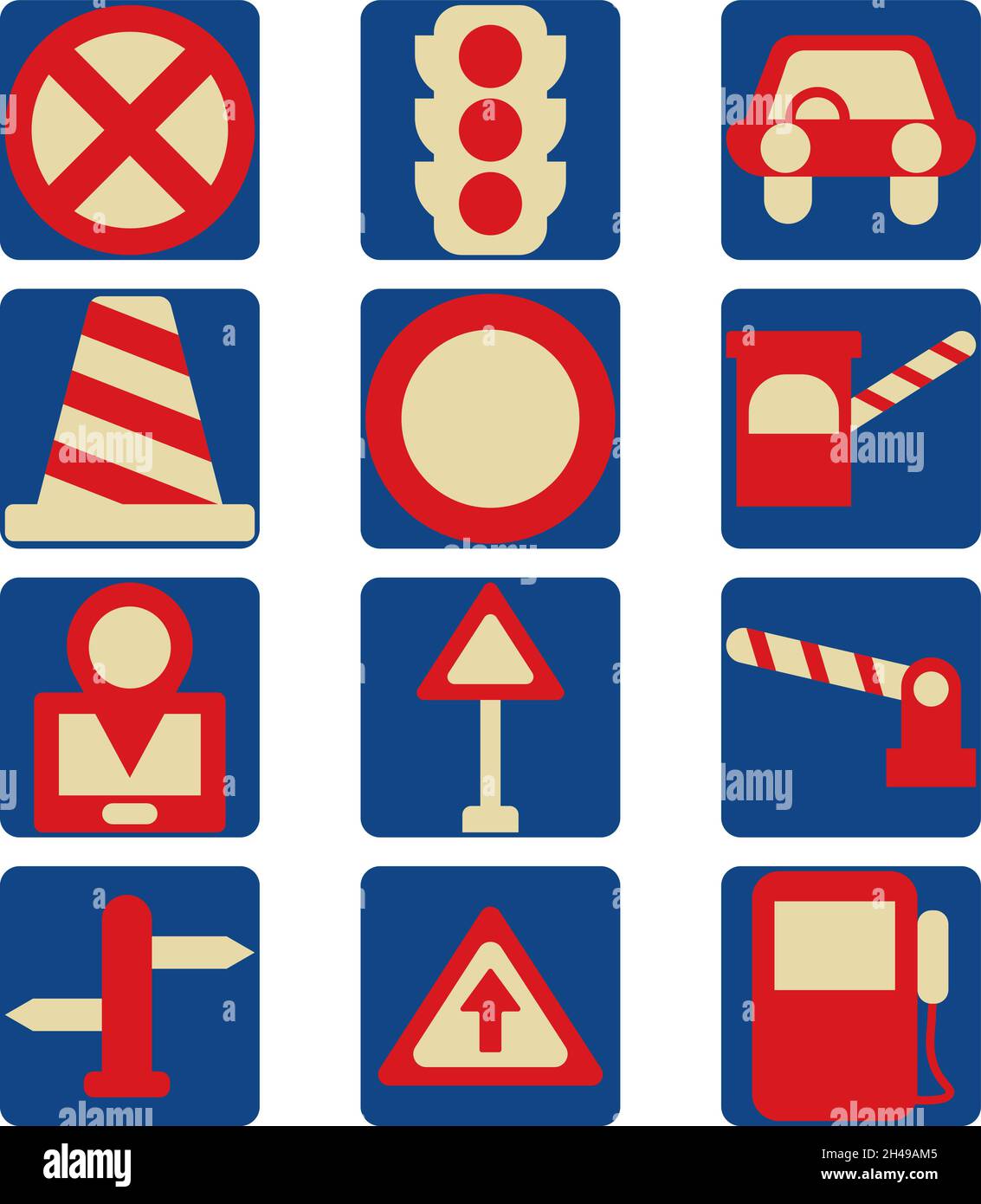 Directional street signs on Stock Vector Images - Alamy