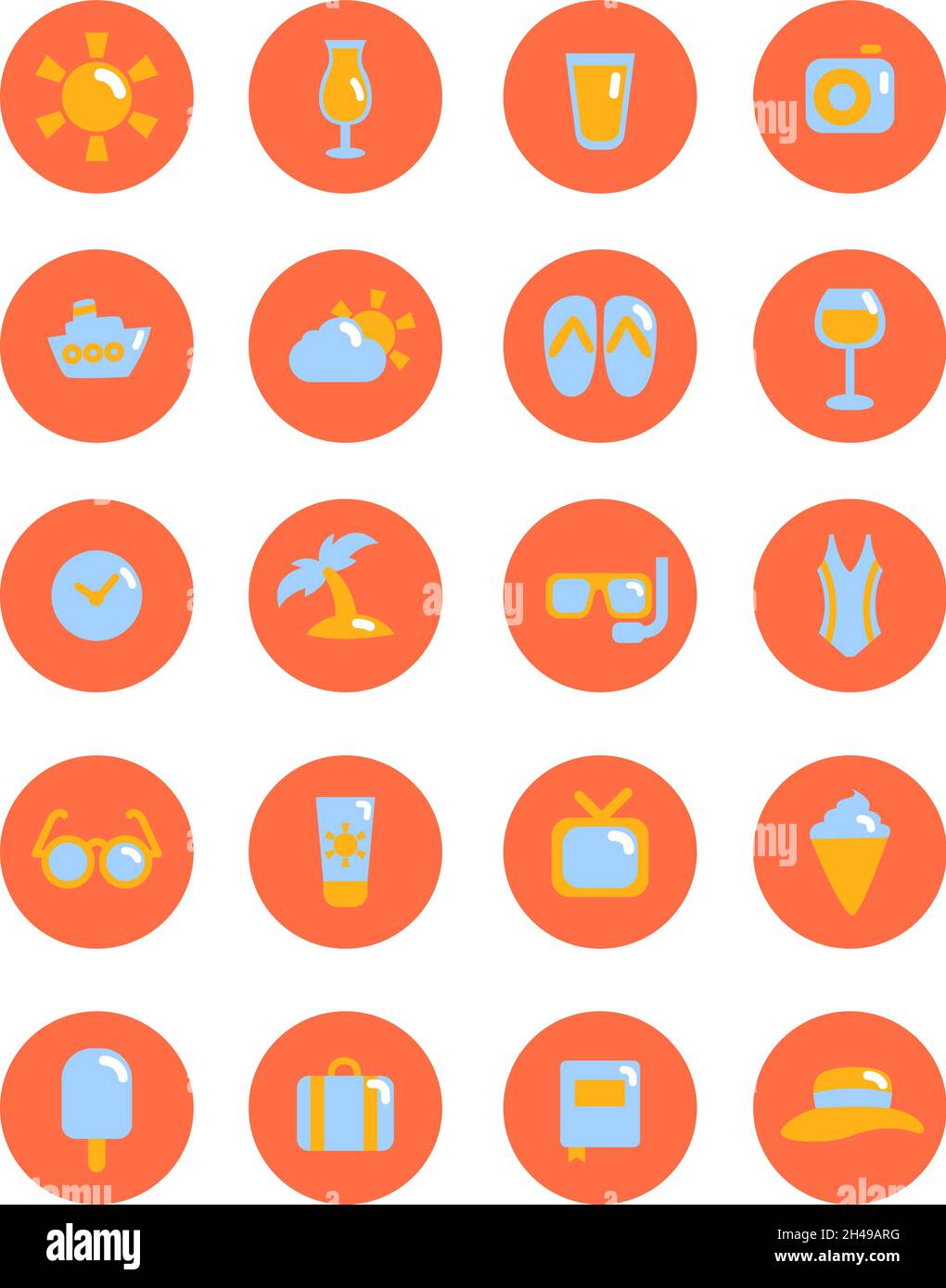 Topical sea background Stock Vector Images - Alamy