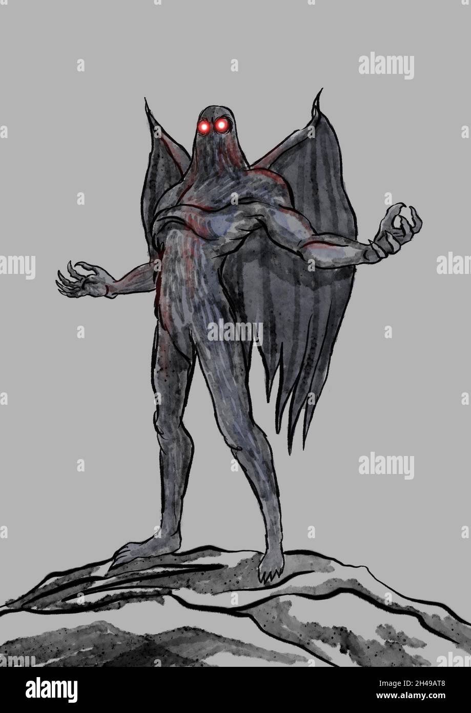 Mothman legend hi-res stock photography and images - Alamy