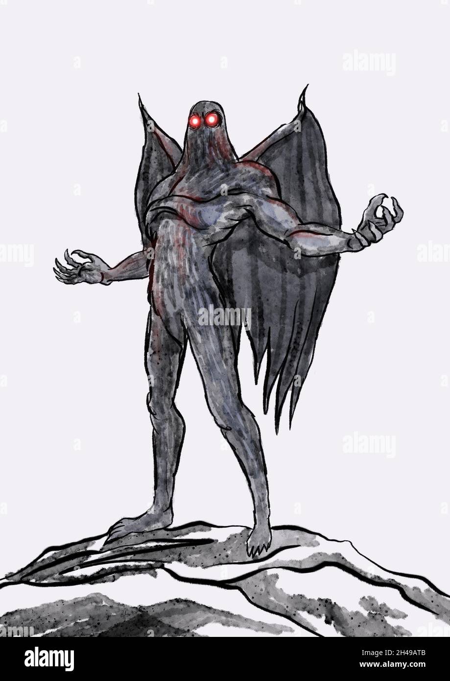 Mothman cryptids hi-res stock photography and images - Alamy