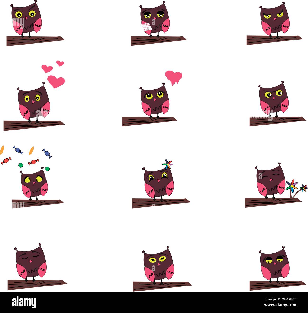 Moody wildlife Stock Vector Images - Alamy