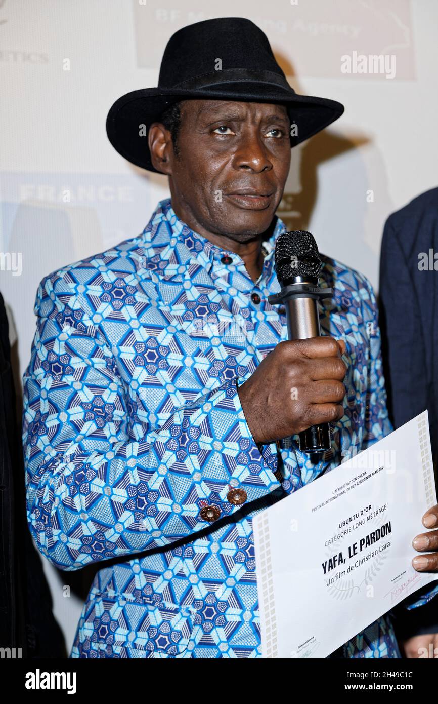 Paris, France. 30th Oct, 2021. Christian Lara receives the UBUNTU D'OR ...