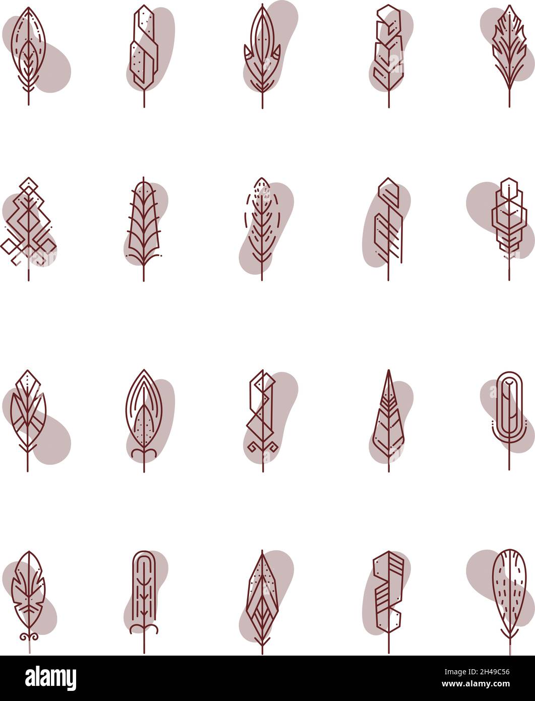 Feathers abstract hi-res stock photography and images - Alamy