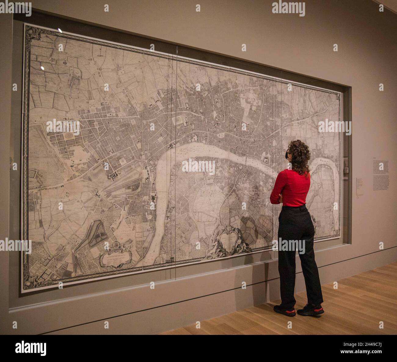 Map of central london 1740 hi-res stock photography and images - Alamy