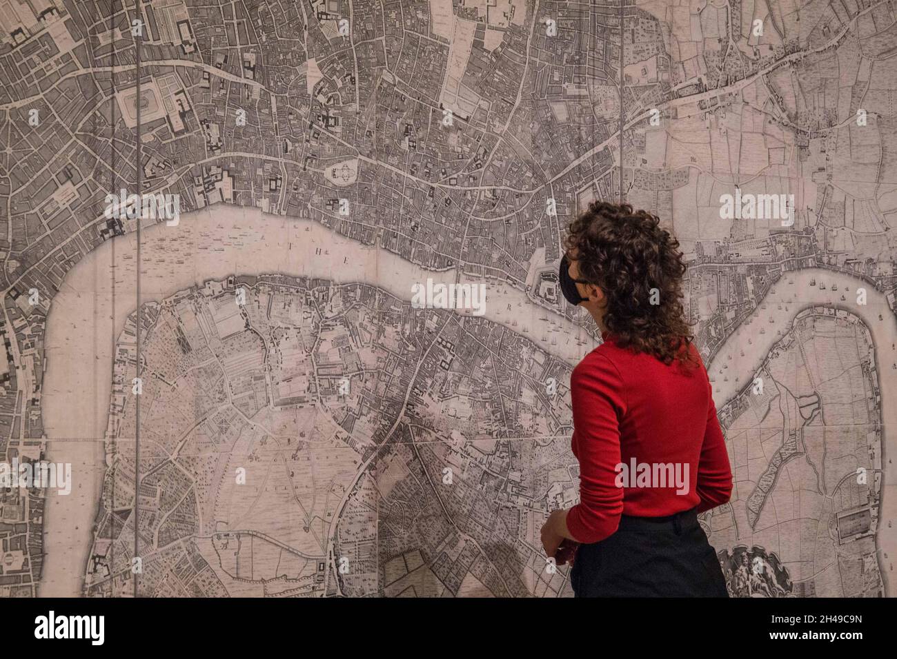 Map of central london 1740 hi-res stock photography and images - Alamy