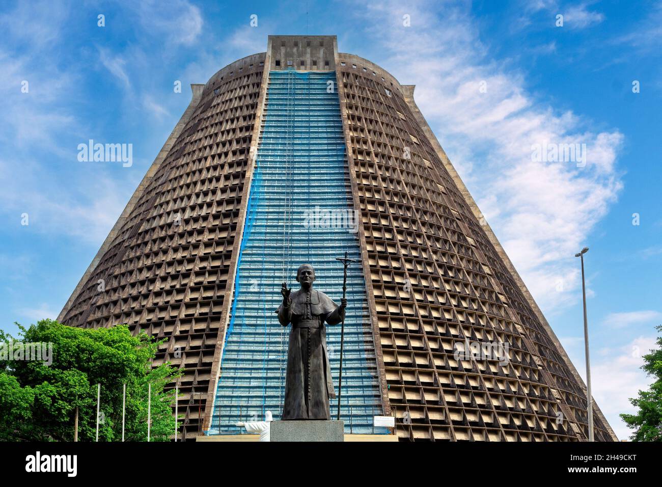 Metropolitan Cathedral of St. Sebastian, Rio de Janeiro, Brazil Stock ...