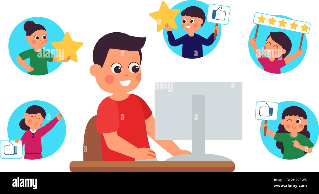 Positive colleagues. Laughing person, company modern communication ...