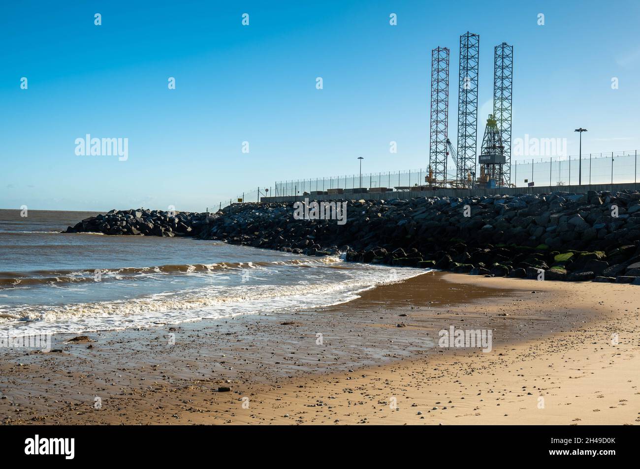 Man made coastal defences hi-res stock photography and images - Alamy