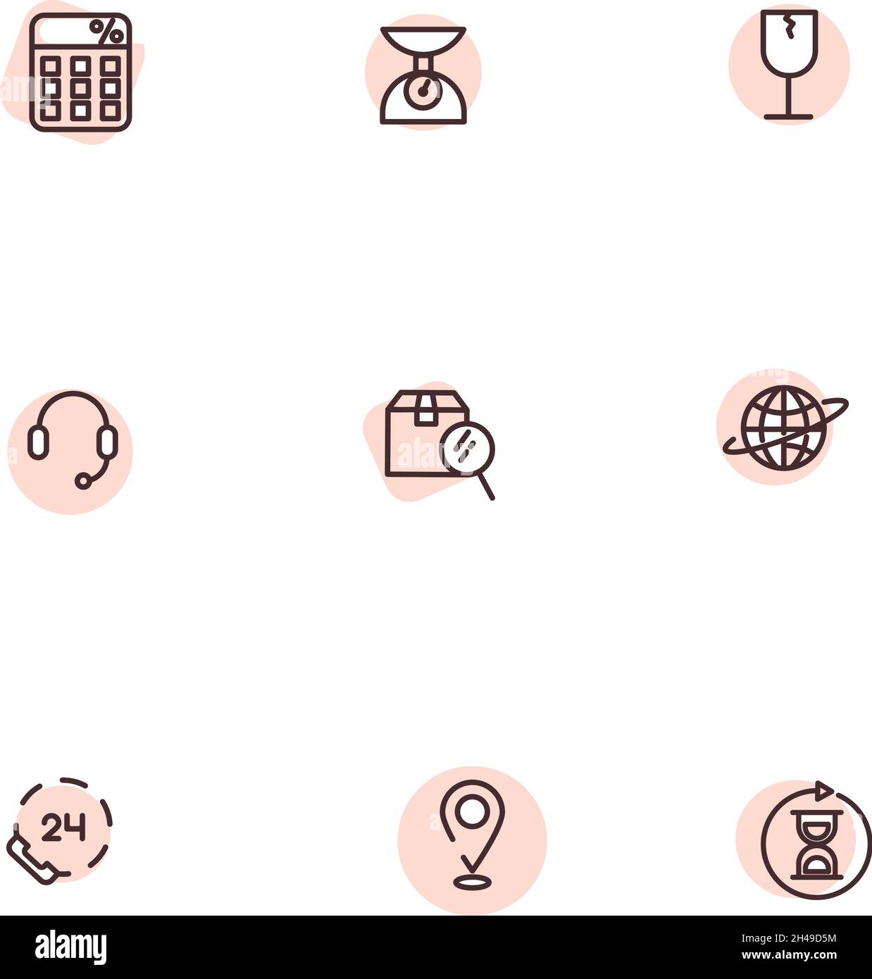 Shipping plan, illustration, vector, on a white background Stock Vector ...