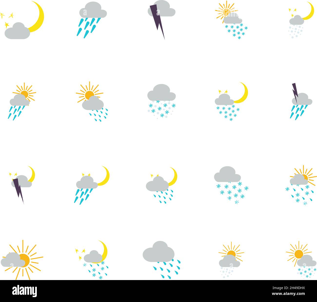 Climate conditions vector hi-res stock photography and images - Alamy