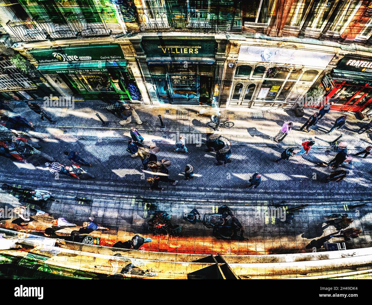 Birds eye view london people hi-res stock photography and images - Alamy