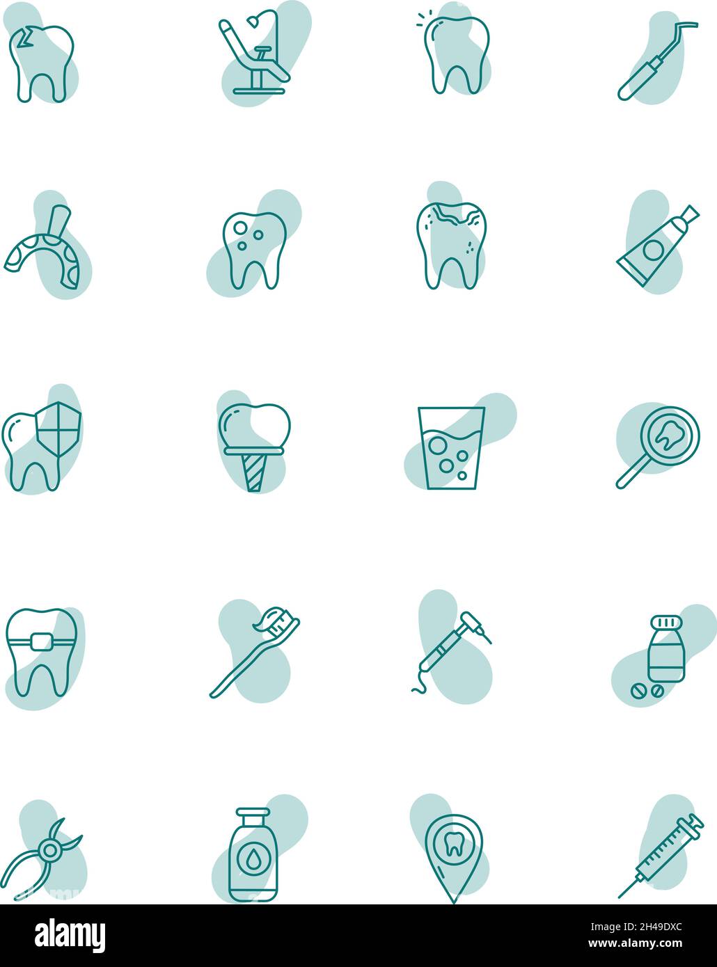 Tooth doctor, illustration, vector, on a white background Stock Vector ...