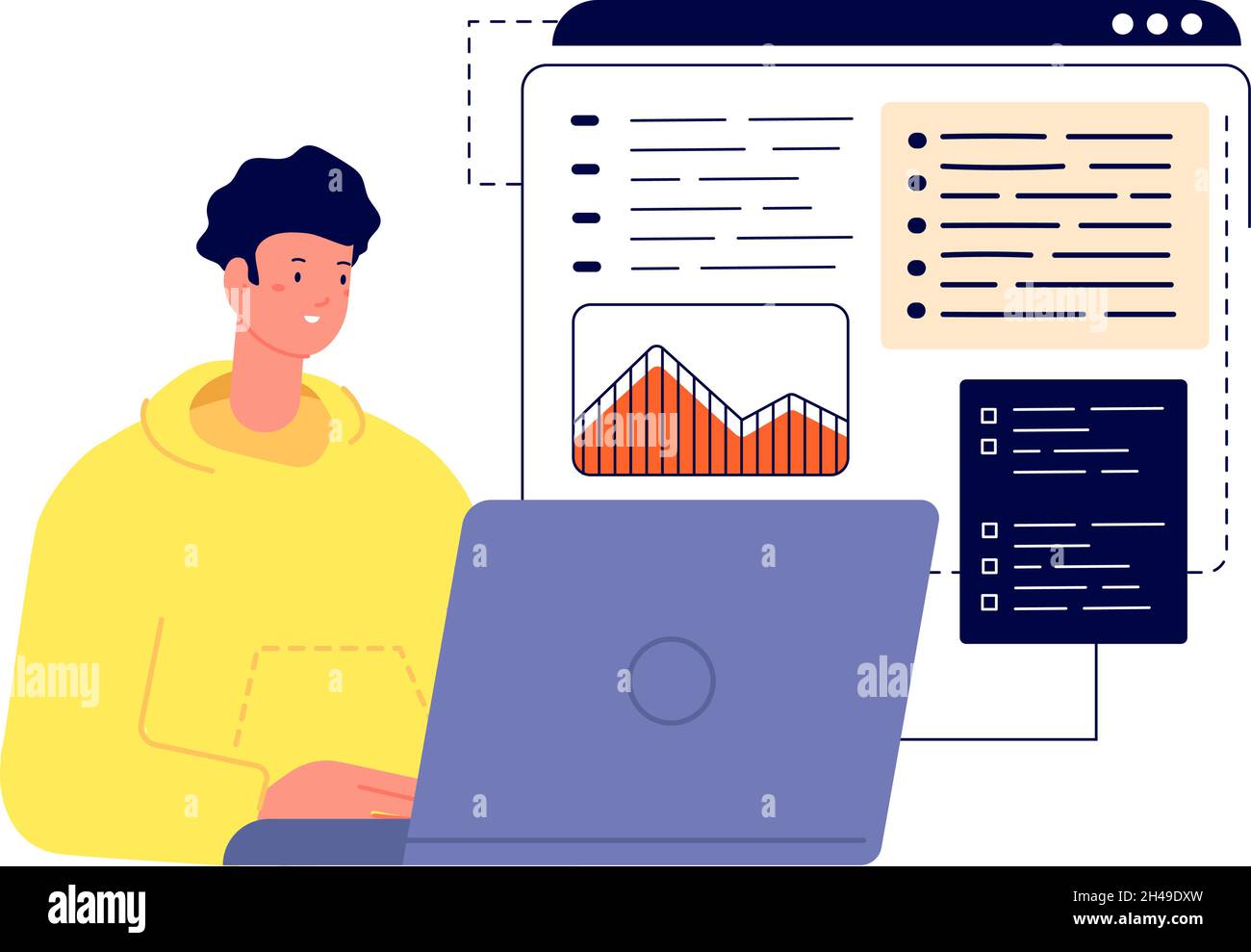 Cartoon designer Cut Out Stock Images & Pictures - Alamy