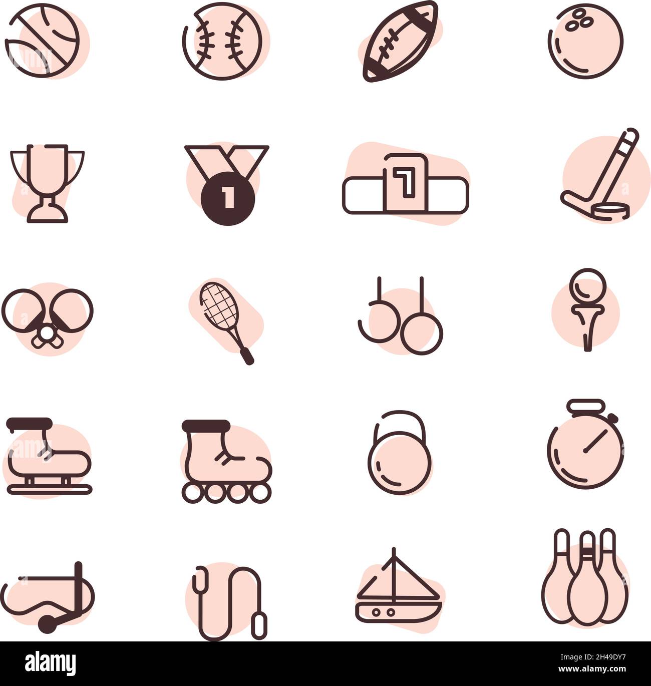 Active sports, illustration, vector, on a white background Stock Vector ...