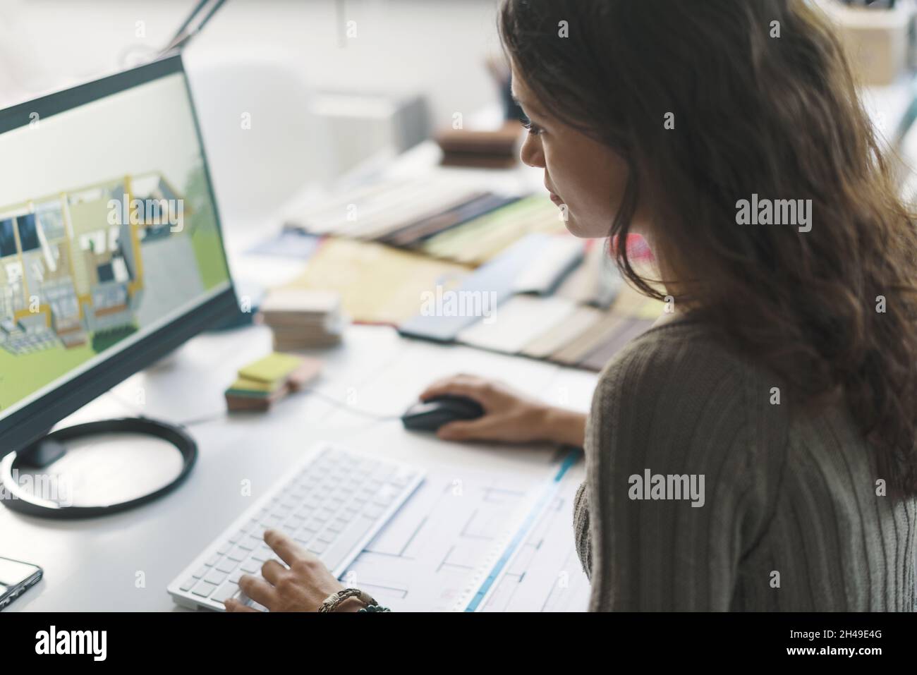 Architect working 3d model hi-res stock photography and images - Alamy