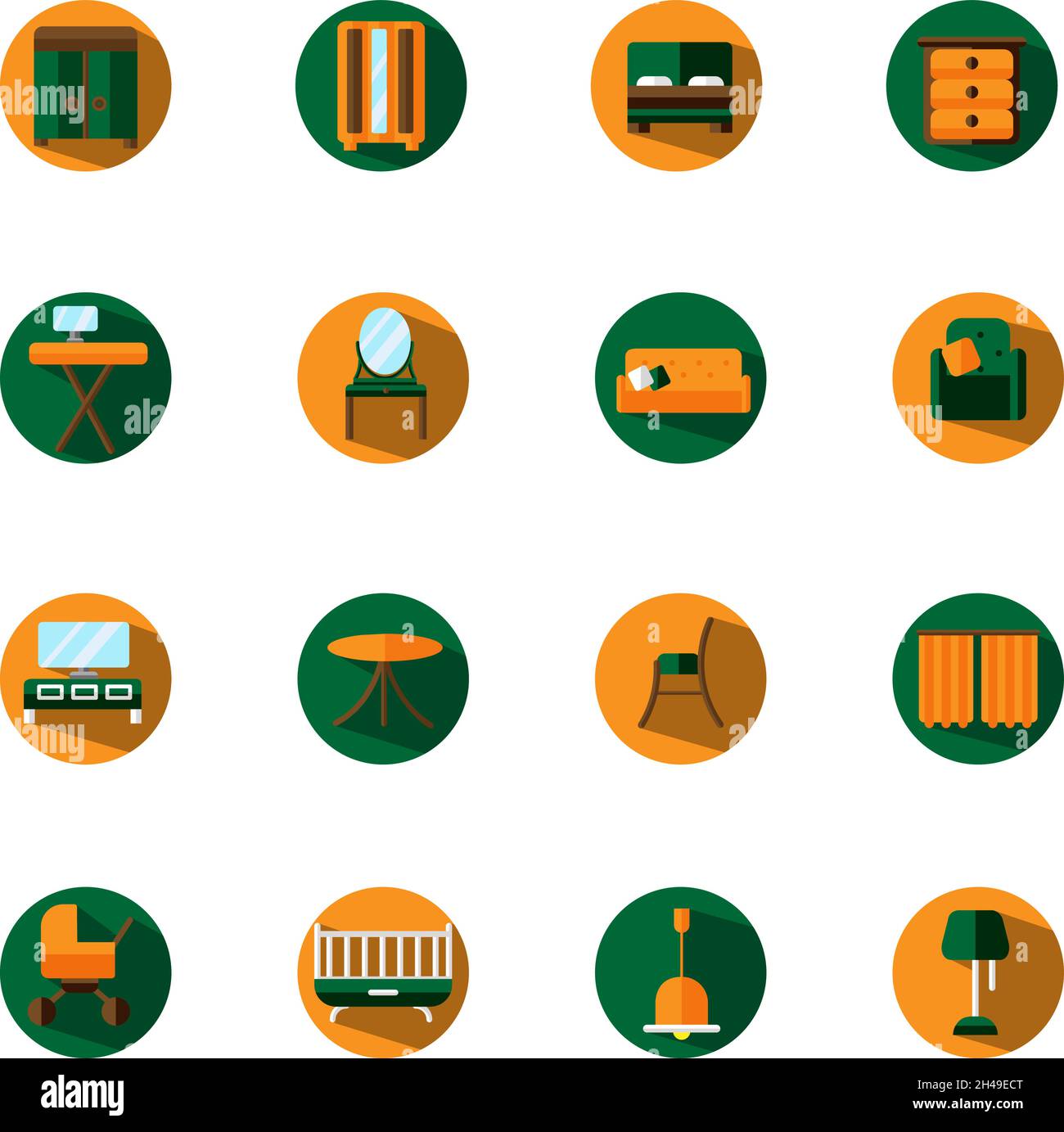 House and furniture Stock Vector Images - Alamy