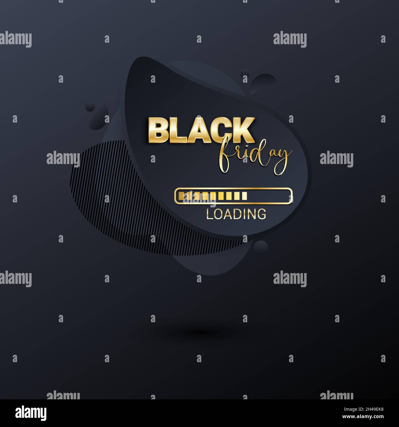 Black Friday loading bar background, banner poster design template ...