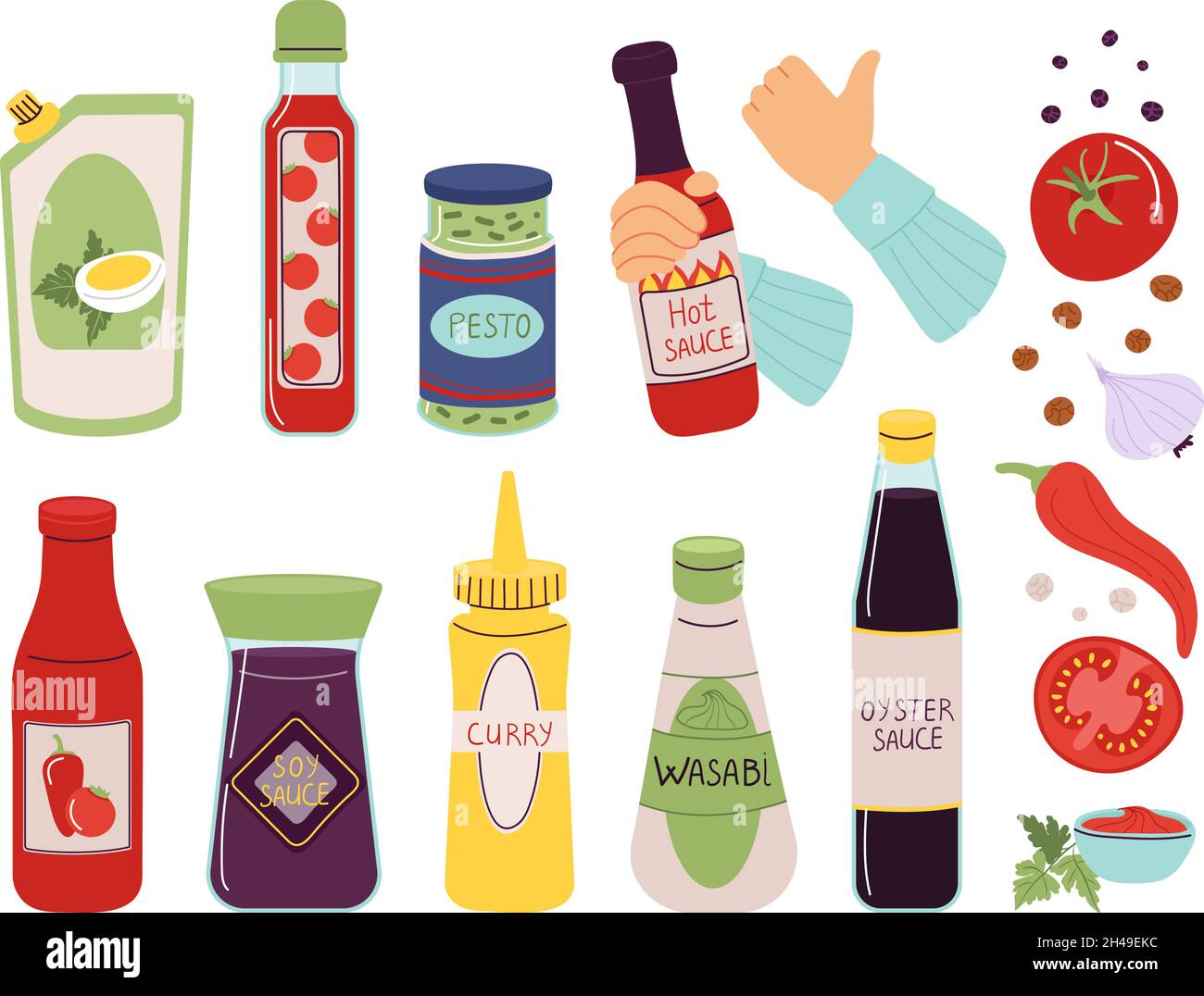 Cartoon hot sauce hi-res stock photography and images - Alamy