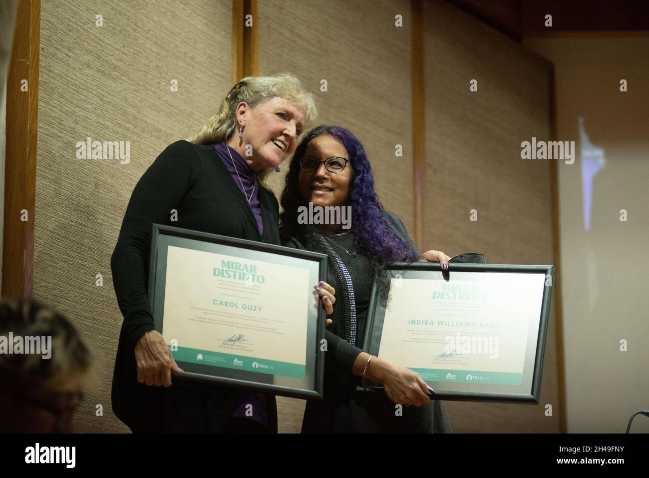October 31, 2021: Carol Guzy, photographer and Indira Williams during ...