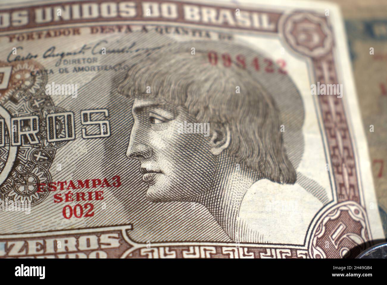 Old brazilian bill hi-res stock photography and images - Alamy