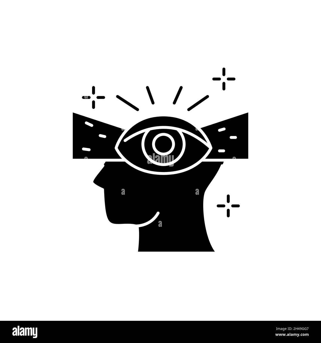 Vision olor line icon. Pictogram for web page, mobile app, promo. UI UX ...