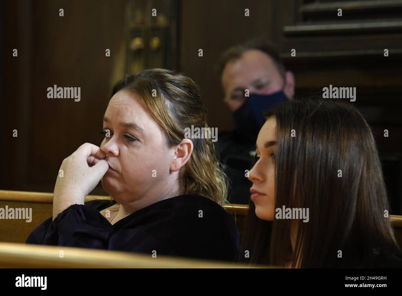 Kenosha, Wisconsin, USA. 1st Nov, 2021. Kyle Rittenhouse mother WENDY ...