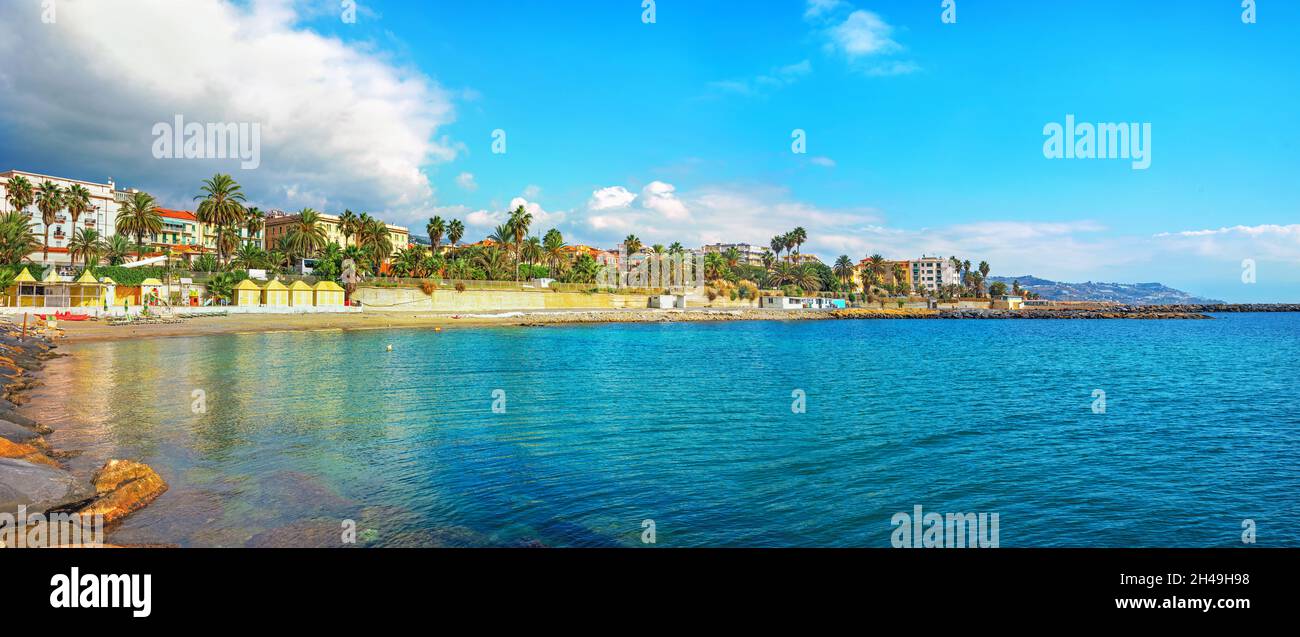 San remo beach hi-res stock photography and images - Alamy