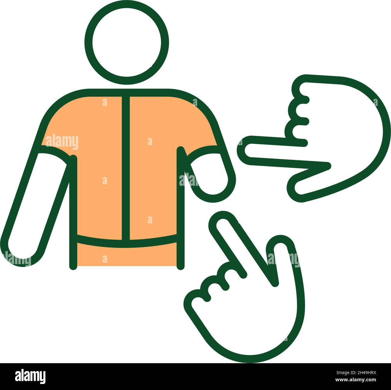 Physical harassment Cut Out Stock Images & Pictures - Alamy