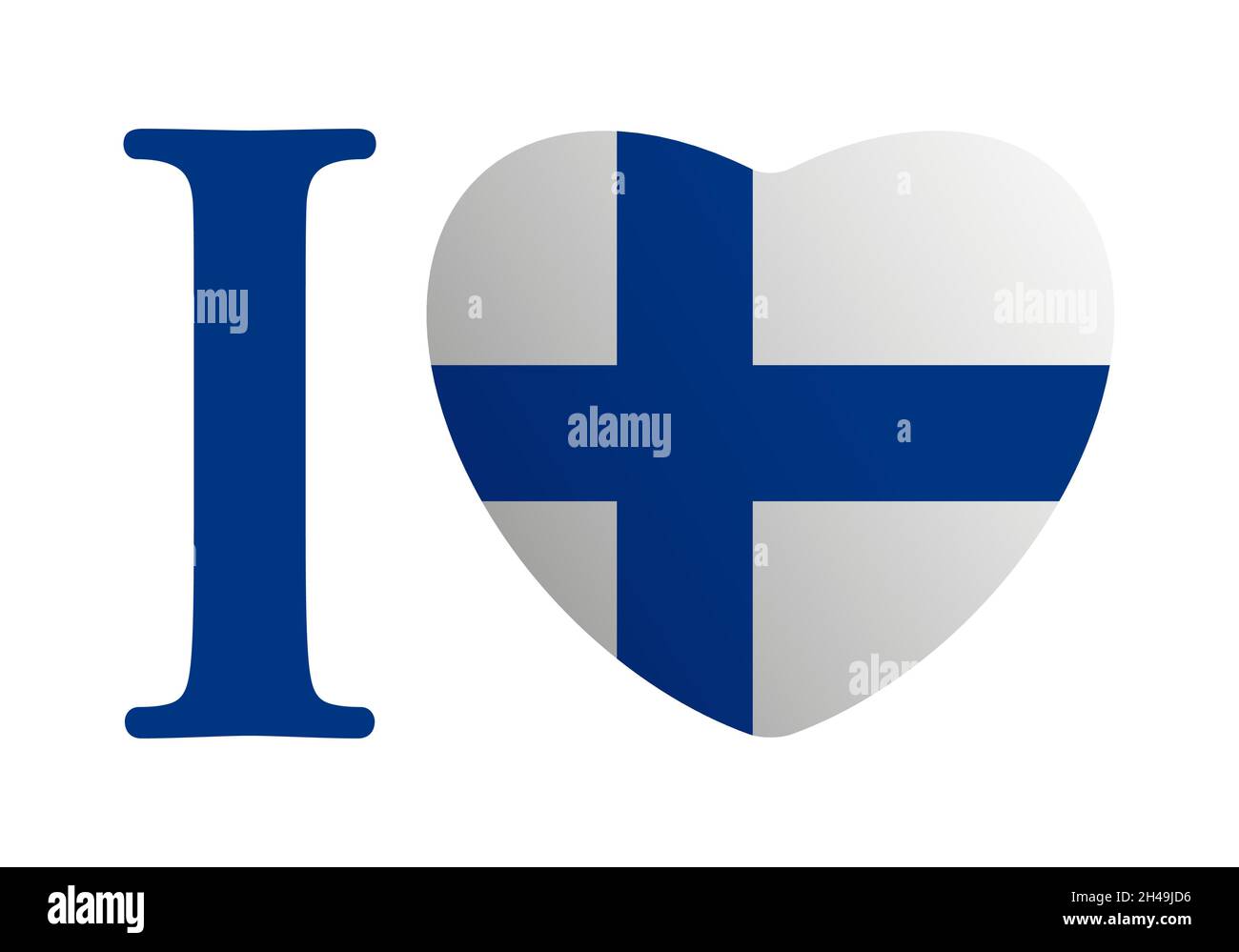 Blue postcard heart icon isolated Cut Out Stock Images & Pictures - Alamy