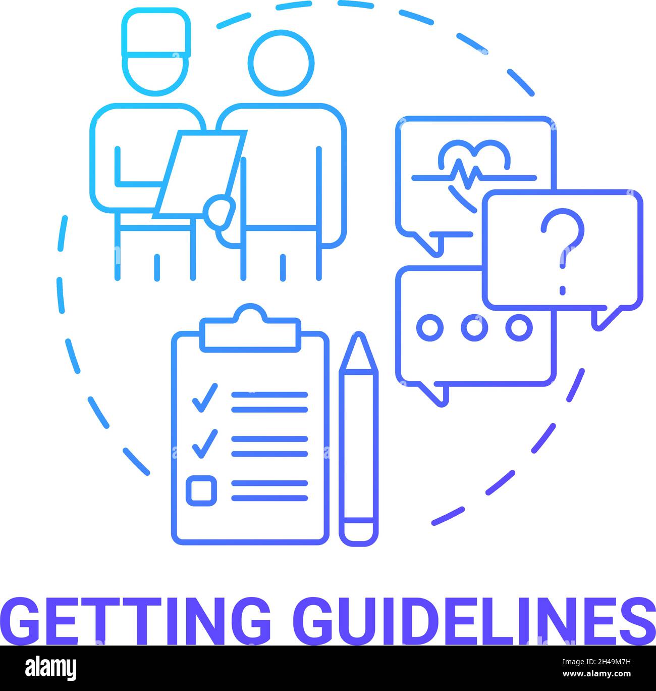 Healthcare guidelines Stock Vector Images - Alamy